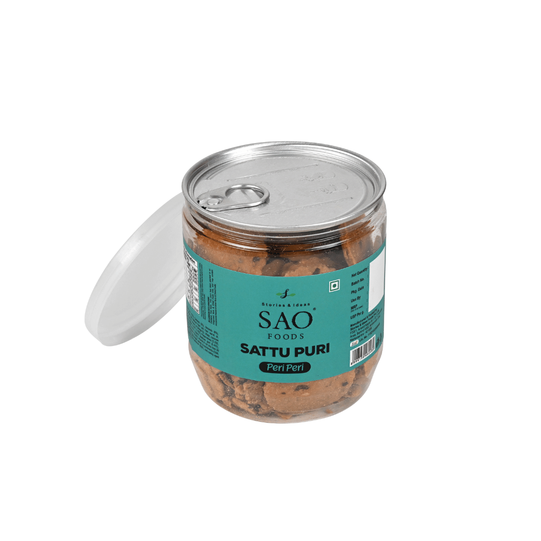 Sattu Puri Peri Peri - 225g | SAO Foods