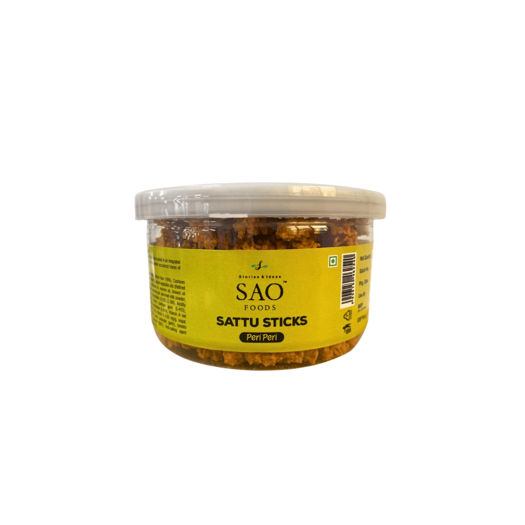 Sattu Sticks Peri Peri - 60g | SAO Foods